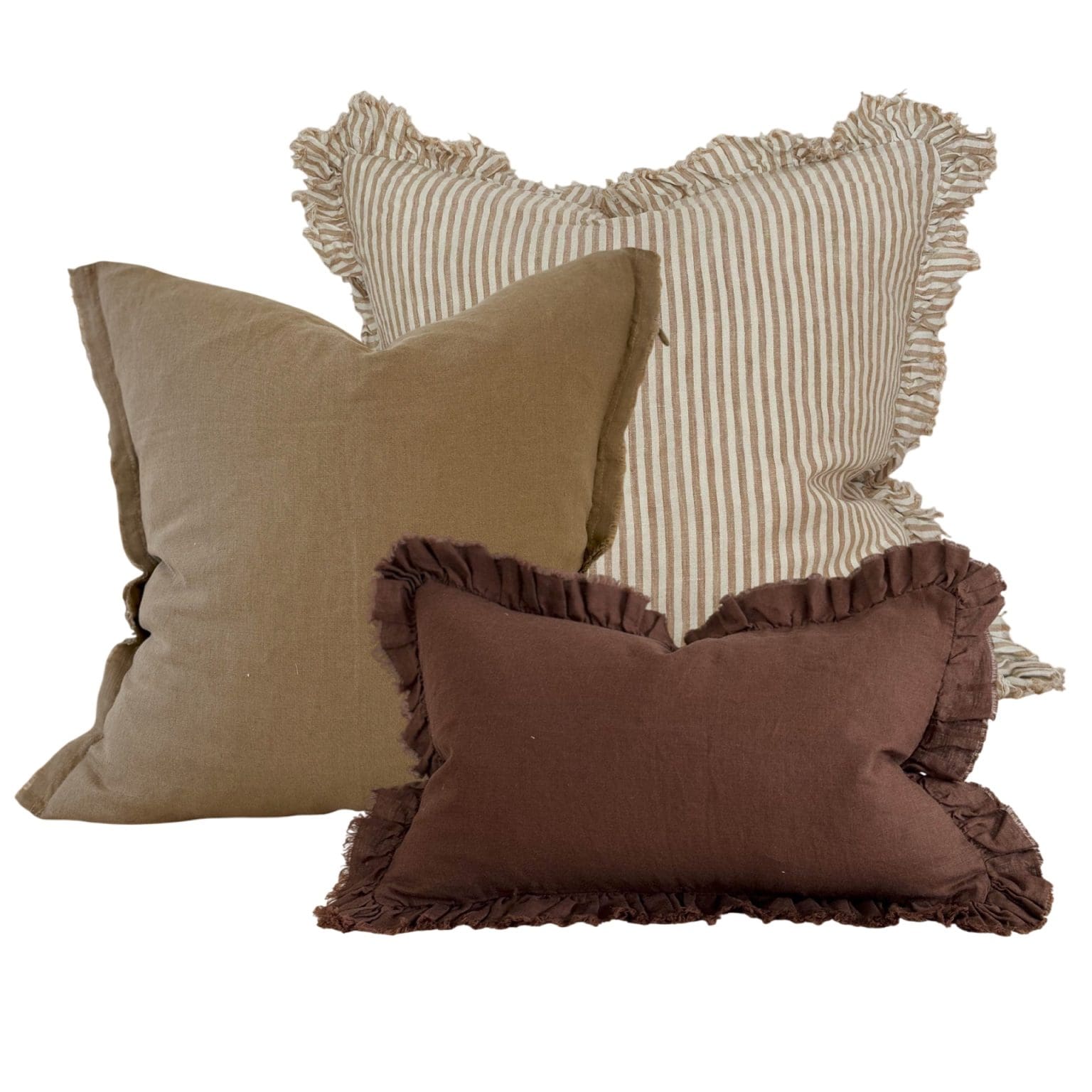 The Coffee Brown Cushion Combination • Ellenvale Interiors